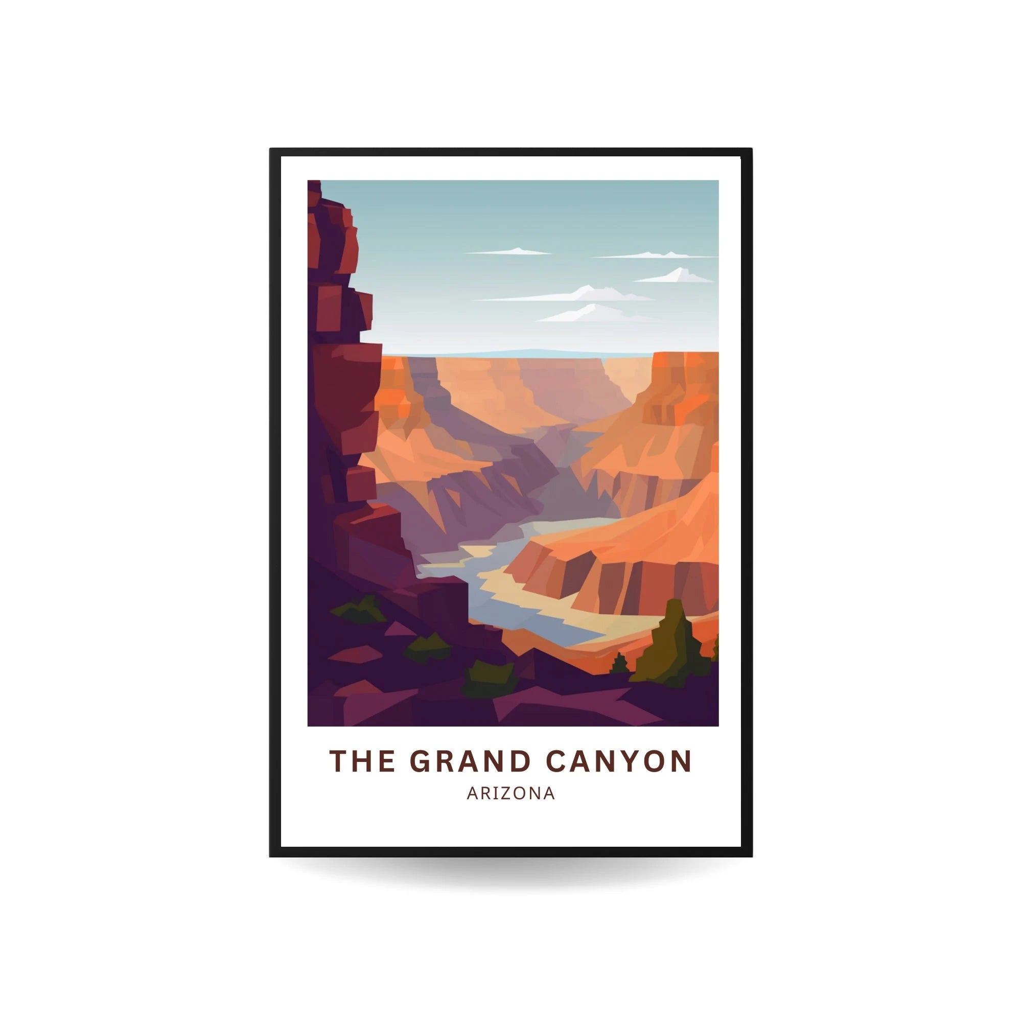 The Grand Canyon Travel Poster – Travel Treasure Co