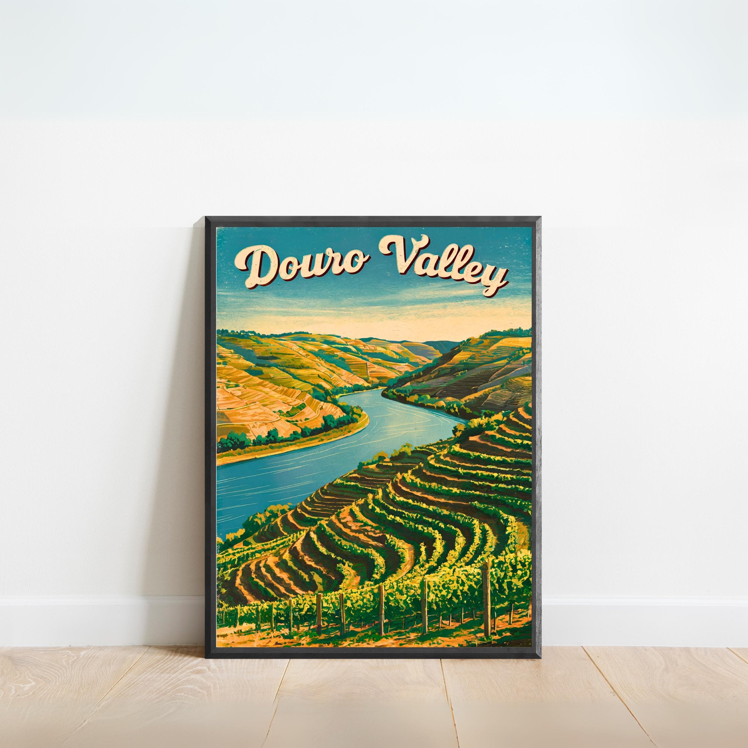 Douro Valley Vintage Travel Poster – Travel Treasure Co
