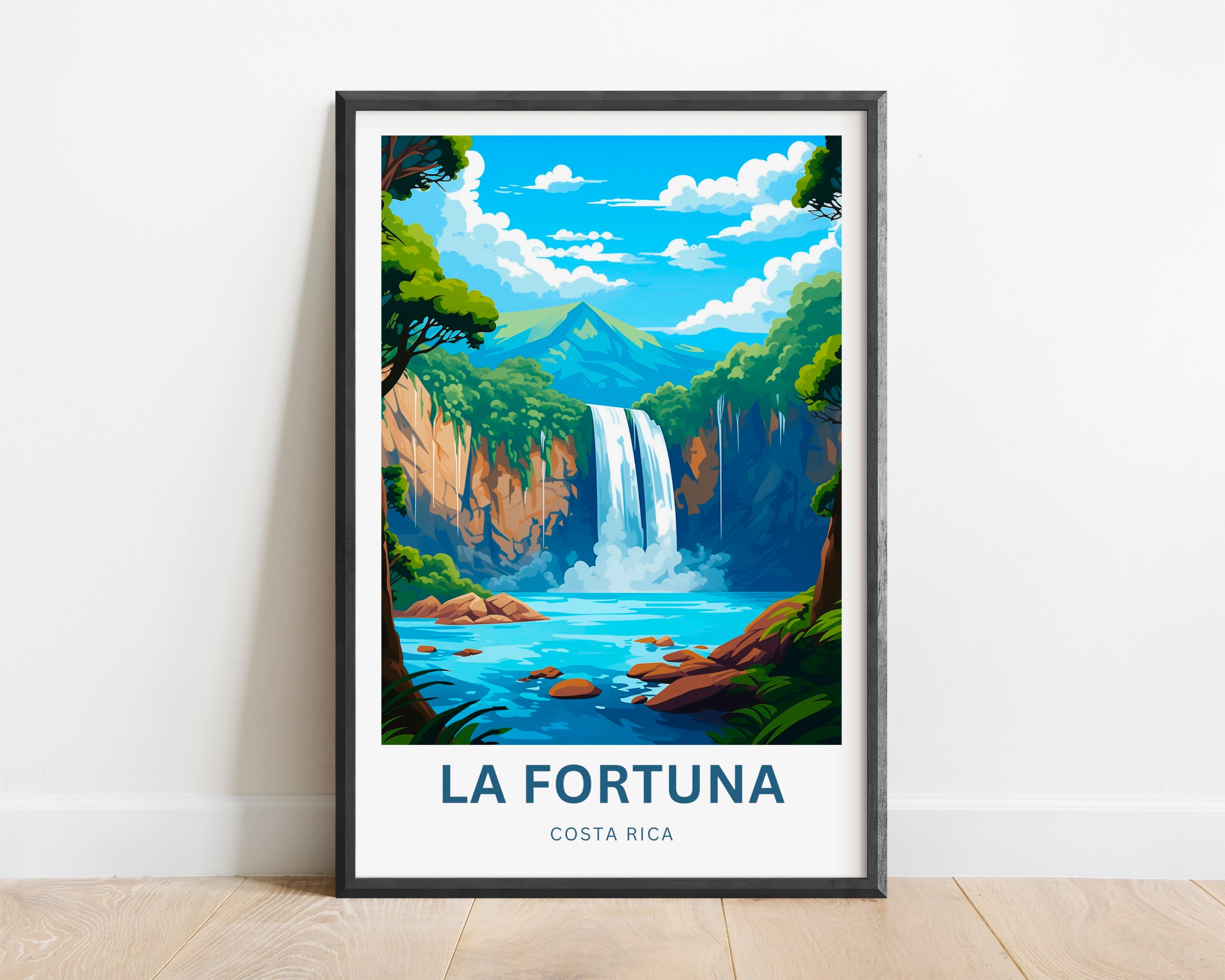 La Fortuna Travel Poster – Travel Treasure Co