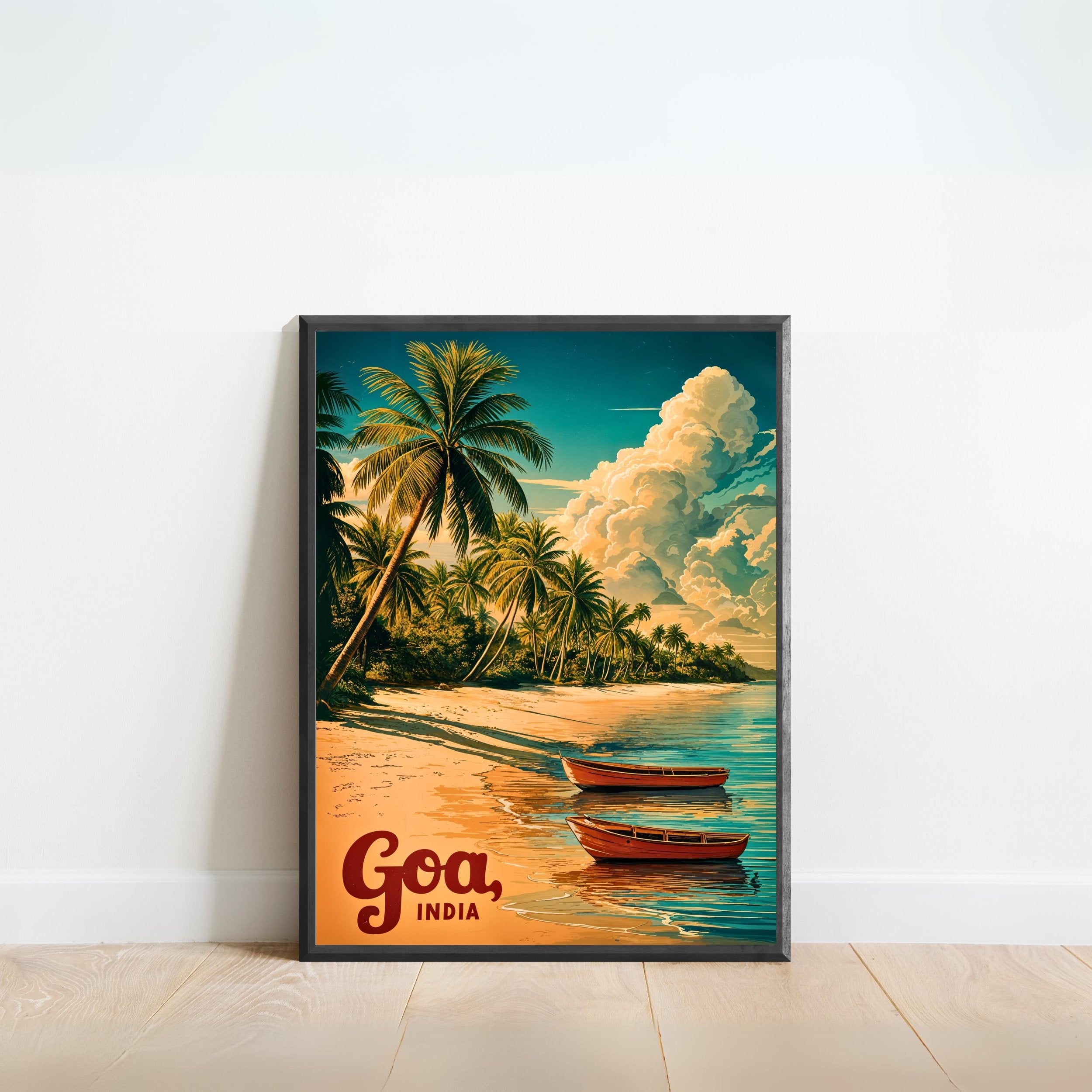 Goa Vintage Travel Poster - Captivating Island in India – Travel ...