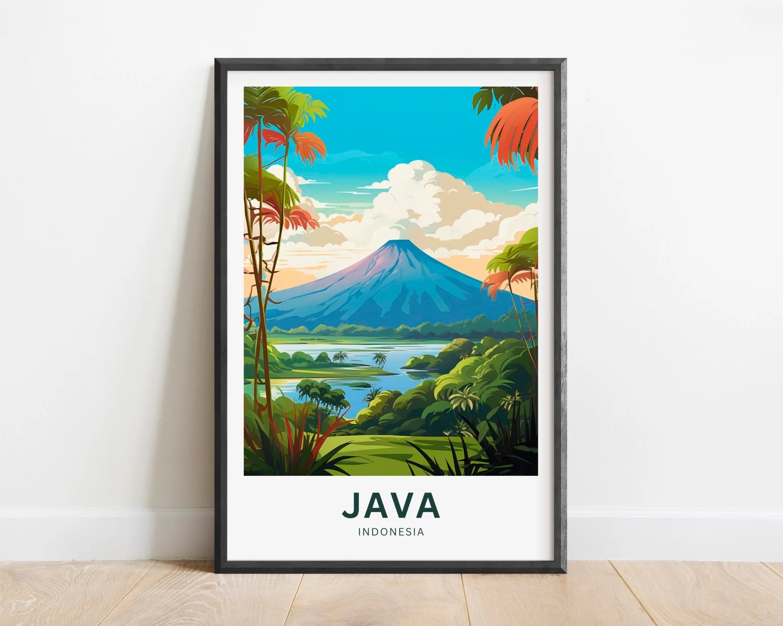 Java Travel Poster – Travel Treasure Co