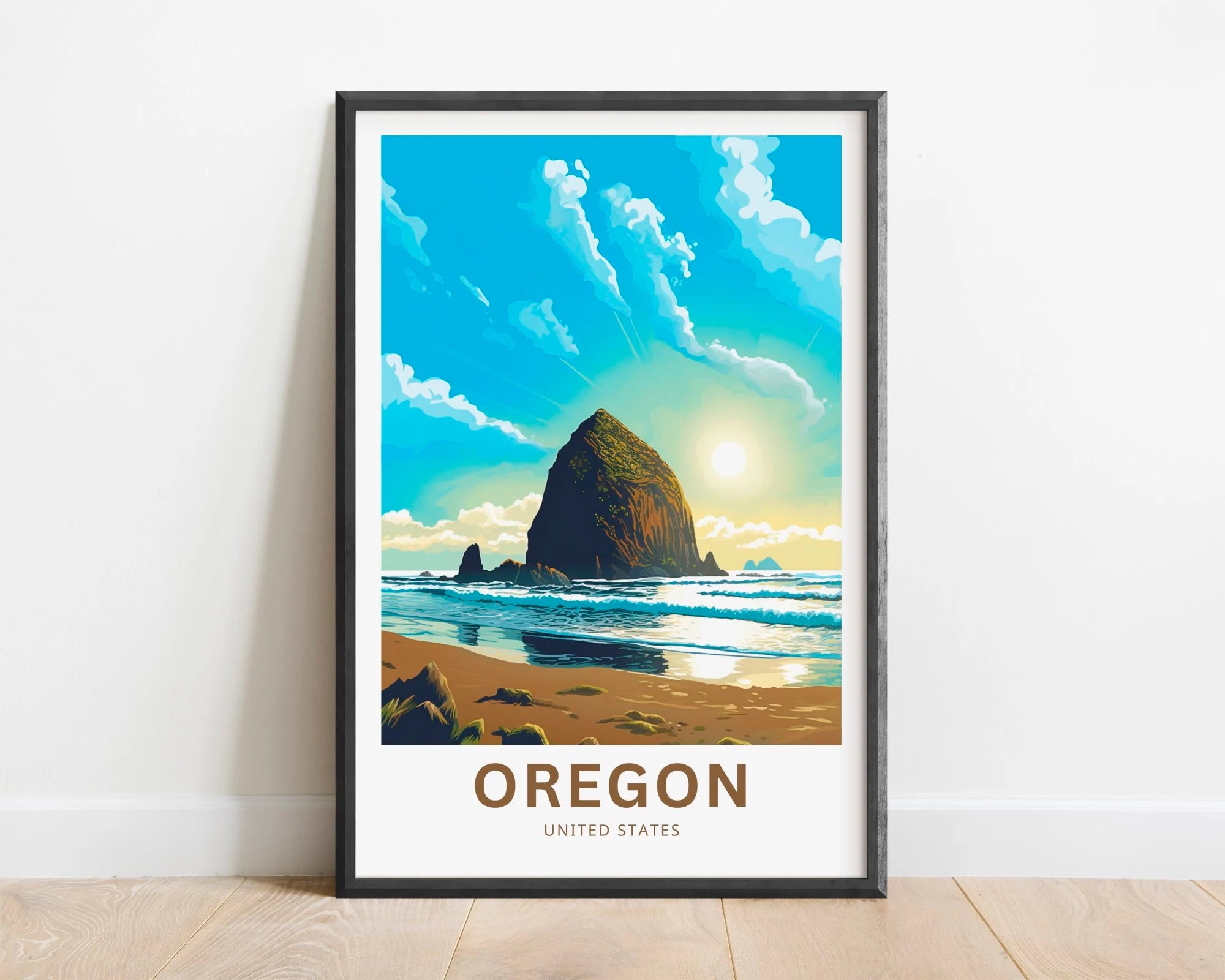 Oregon Travel Poster – Travel Treasure Co
