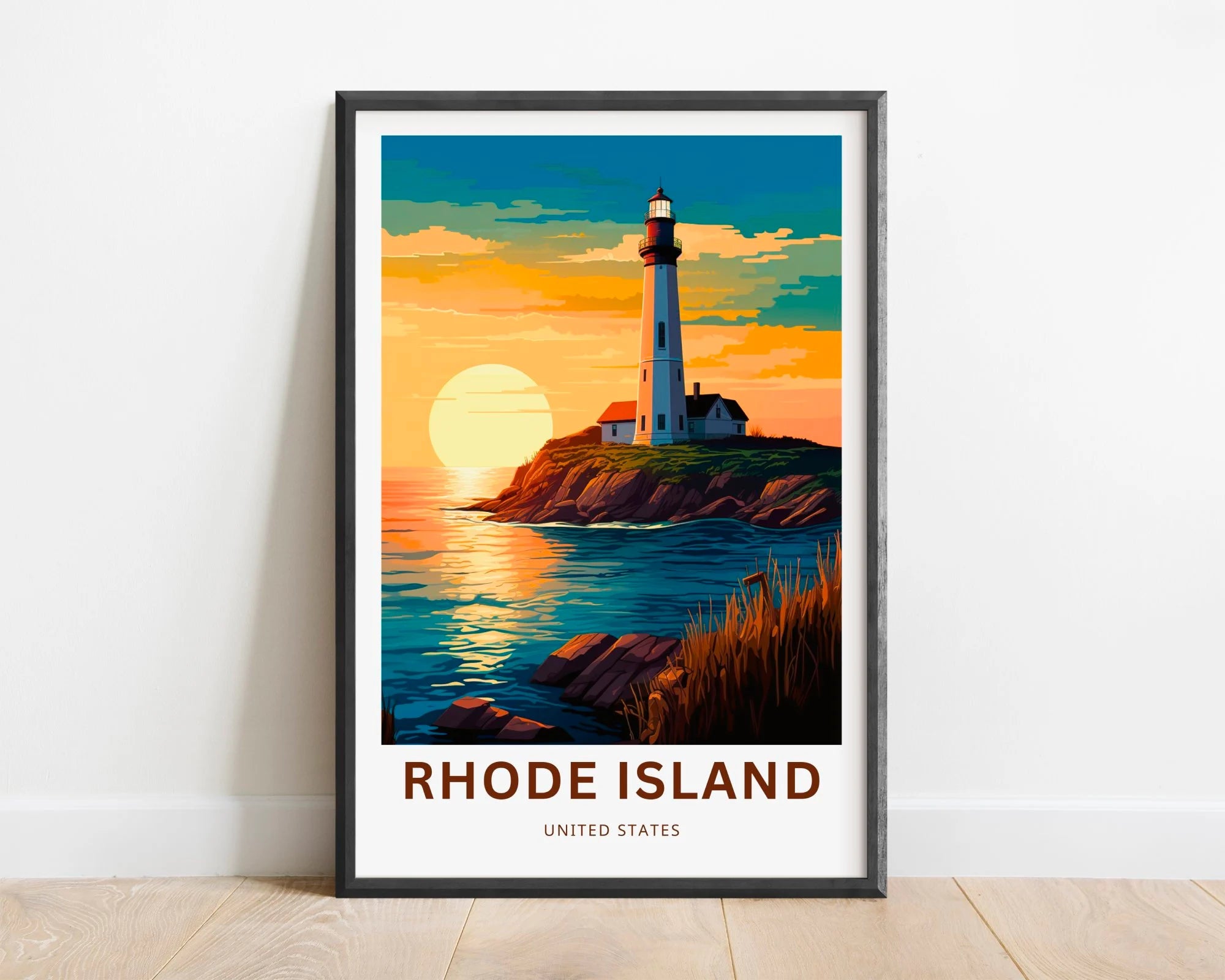 Rhode Island Travel Poster – Travel Treasure Co