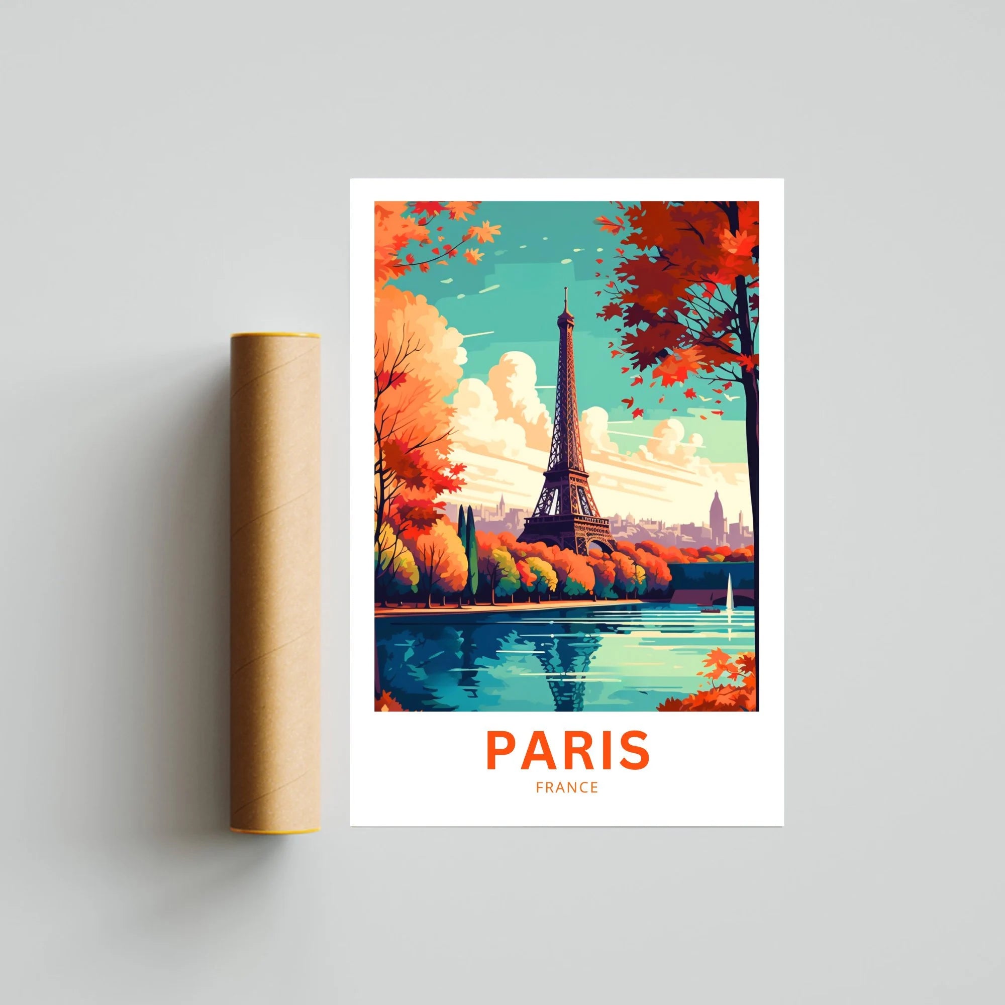 Paris Travel Poster – Travel Treasure Co