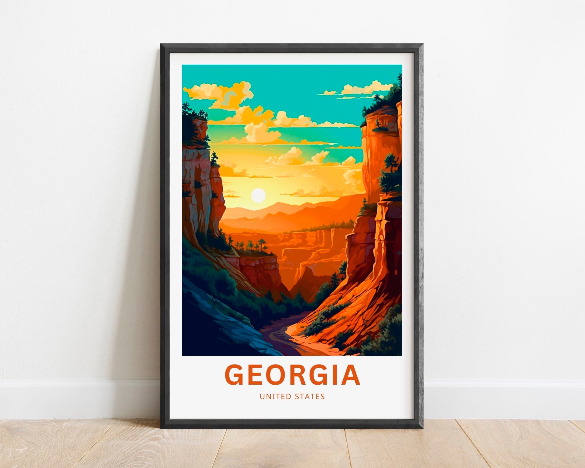 Georgia Travel Poster – Travel Treasure Co