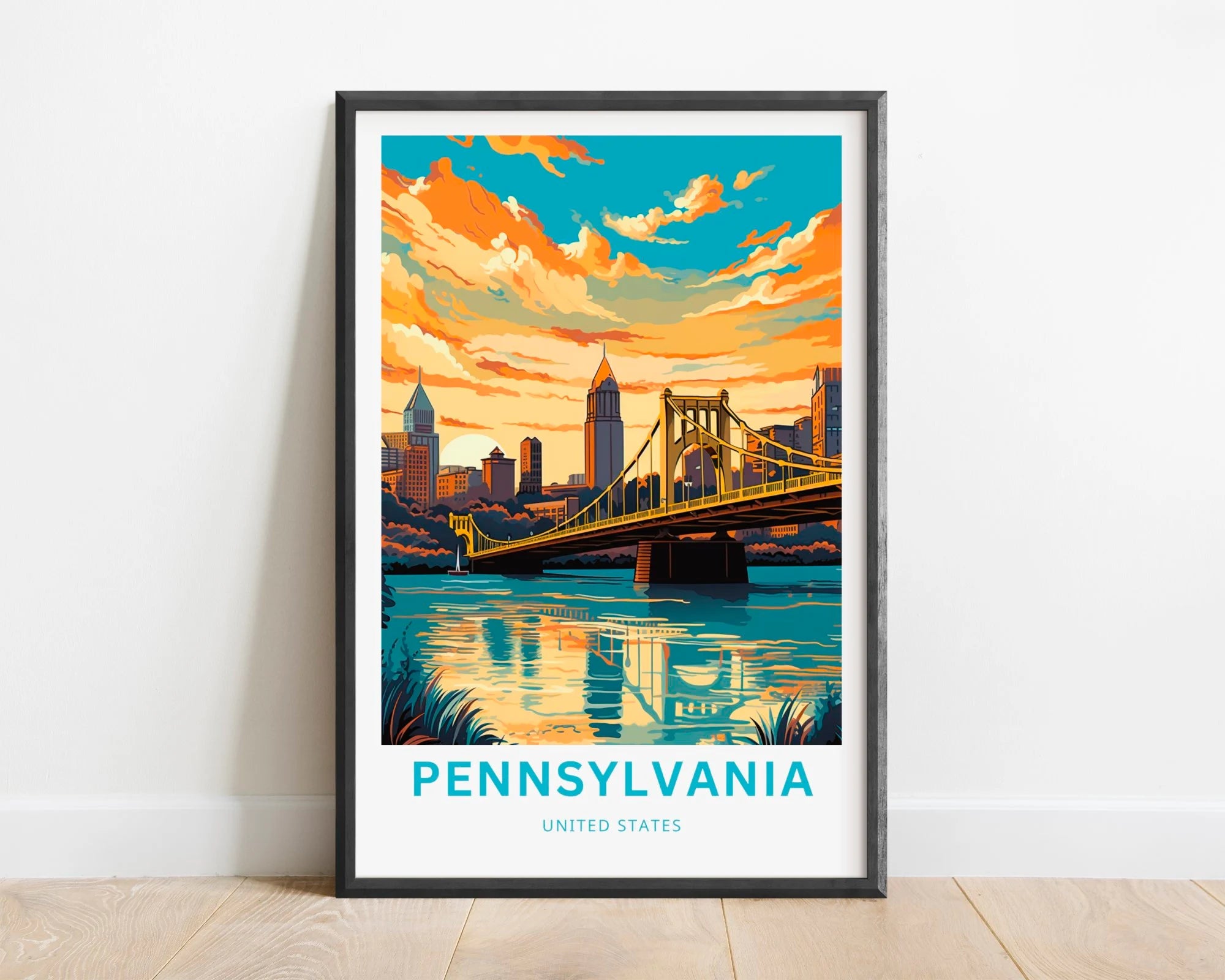 Pennsylvania Travel Poster – Travel Treasure Co