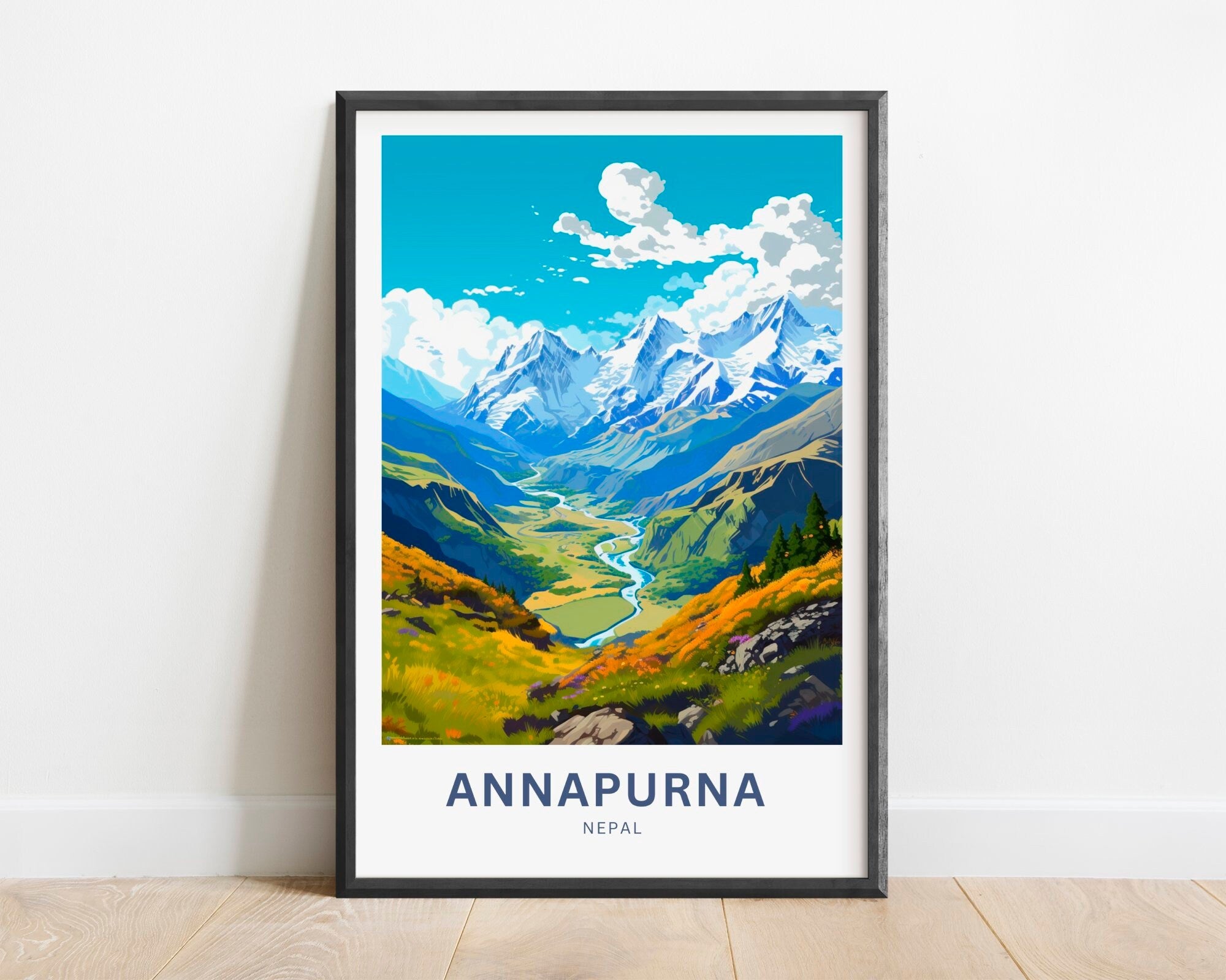 Annapurna Travel Poster – Travel Treasure Co
