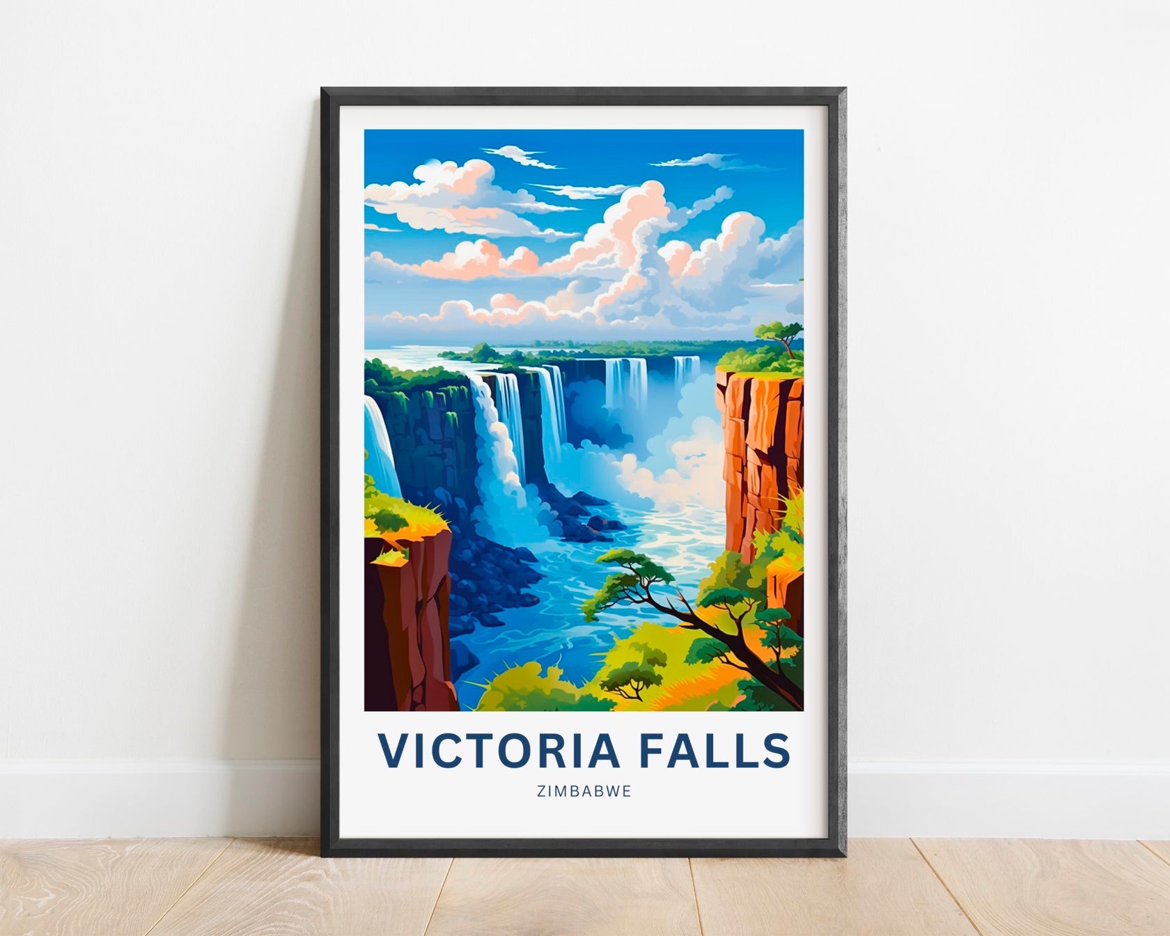 Victoria Falls Travel Poster – Travel Treasure Co