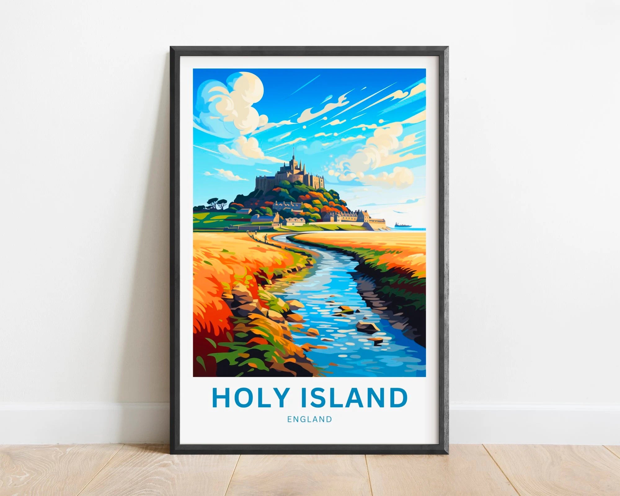 Holy Island Travel Poster – Travel Treasure Co