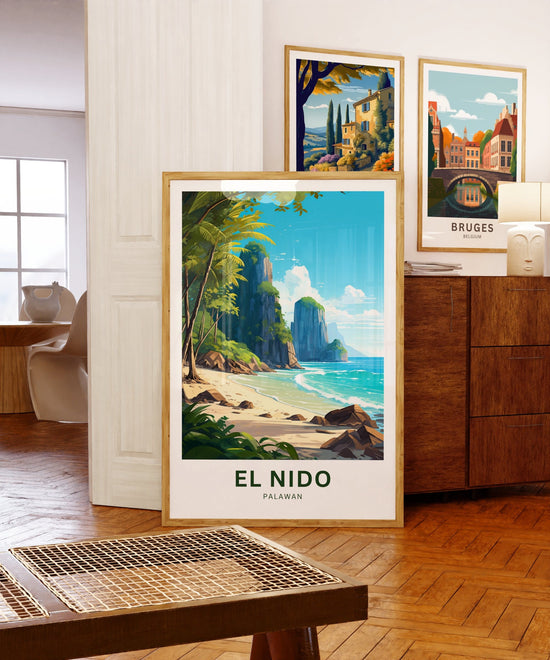 El Nido Travel Poster – Travel Treasure Co