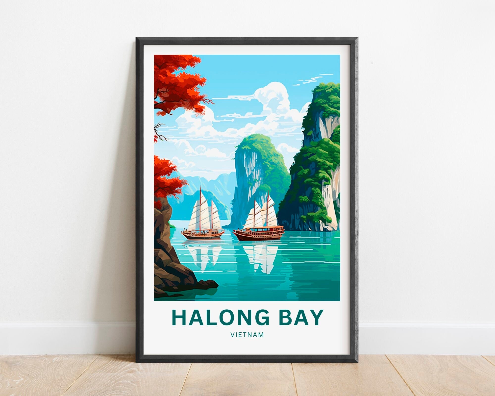 Halong Bay Travel Poster – Travel Treasure Co