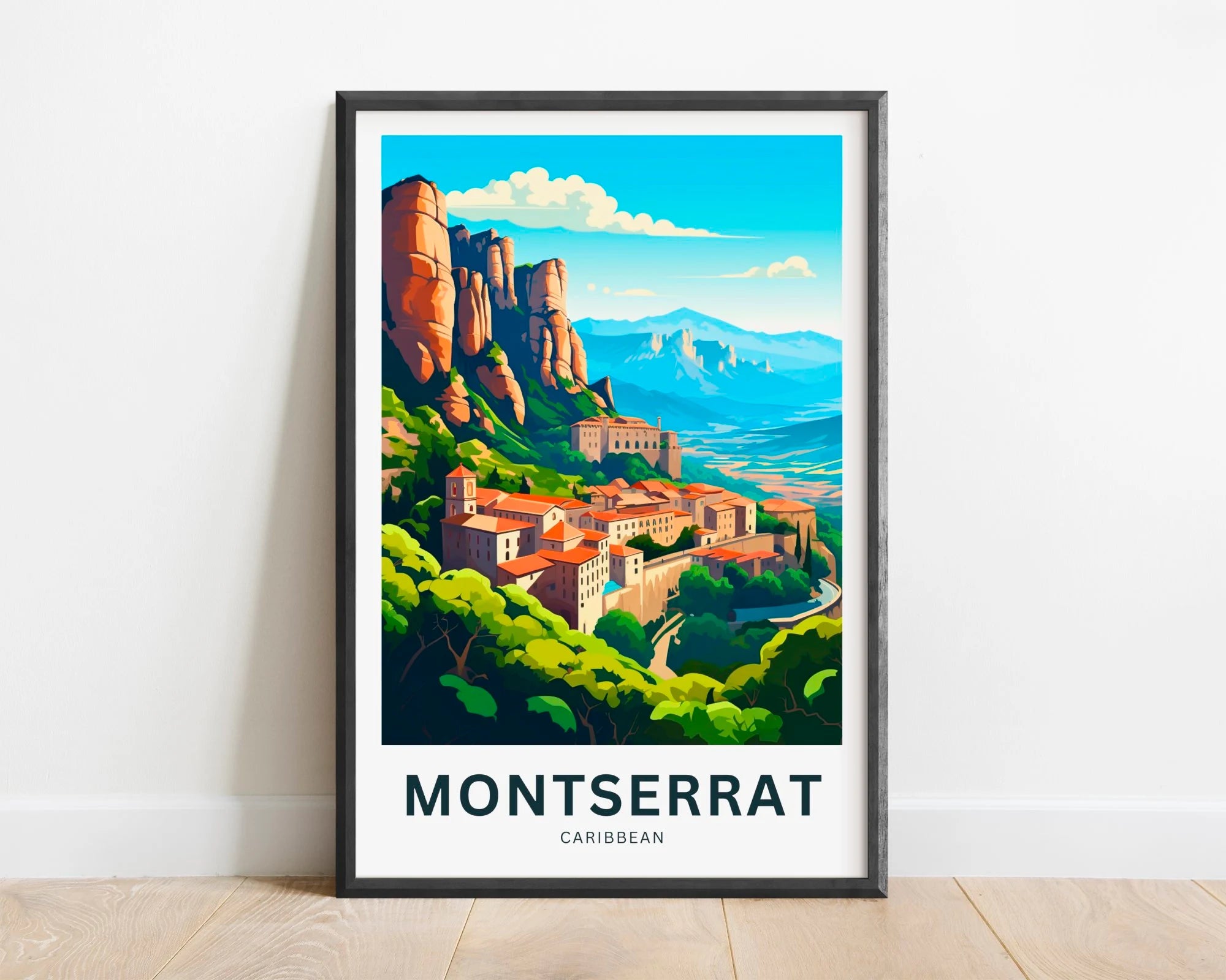 Montserrat Travel Poster – Travel Treasure Co