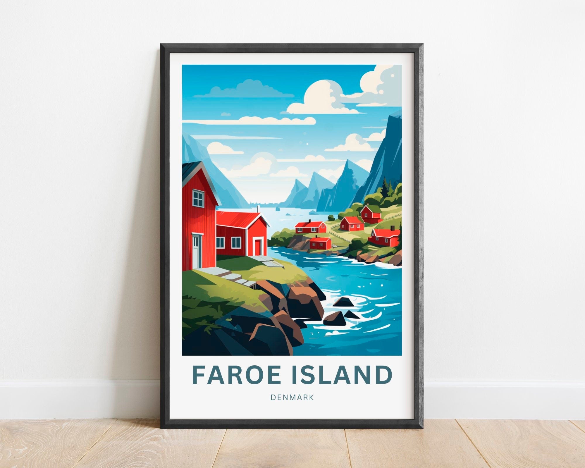 Faroe Island Travel Poster – Travel Treasure Co