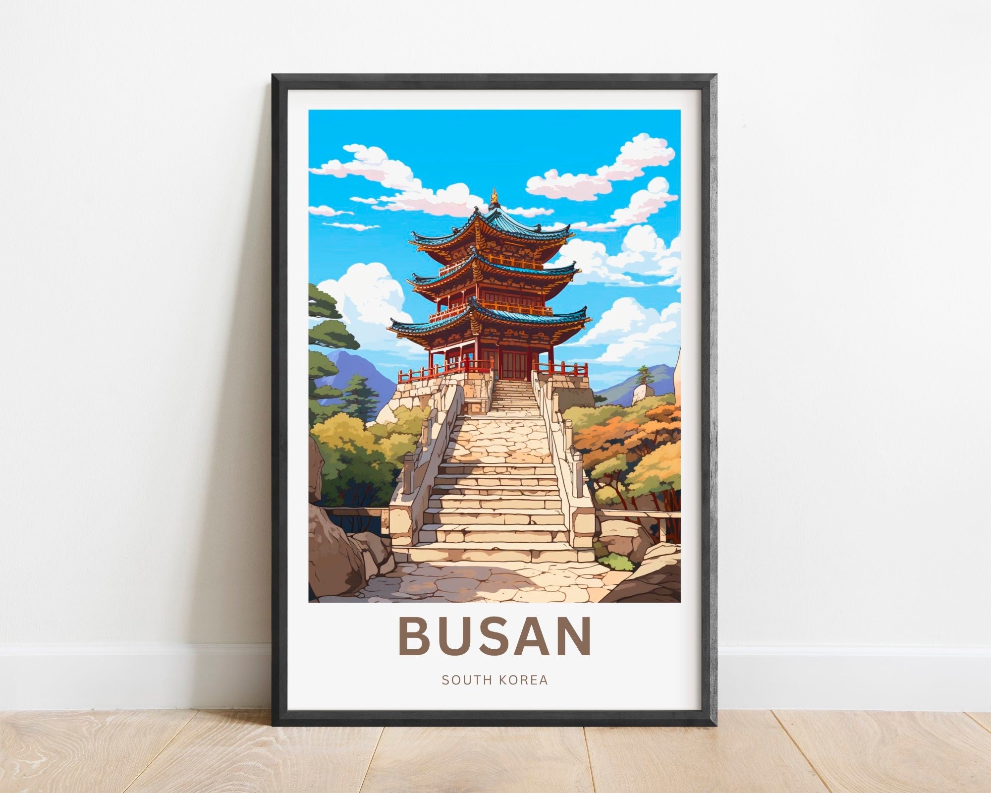 Busan Travel Poster – Travel Treasure Co