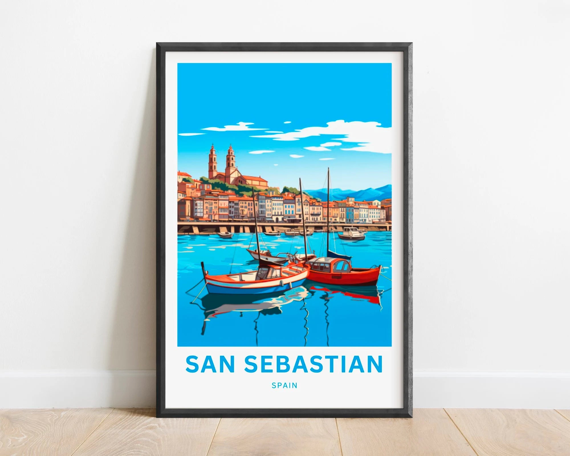 San Sebastian Poster – Travel Treasure Co
