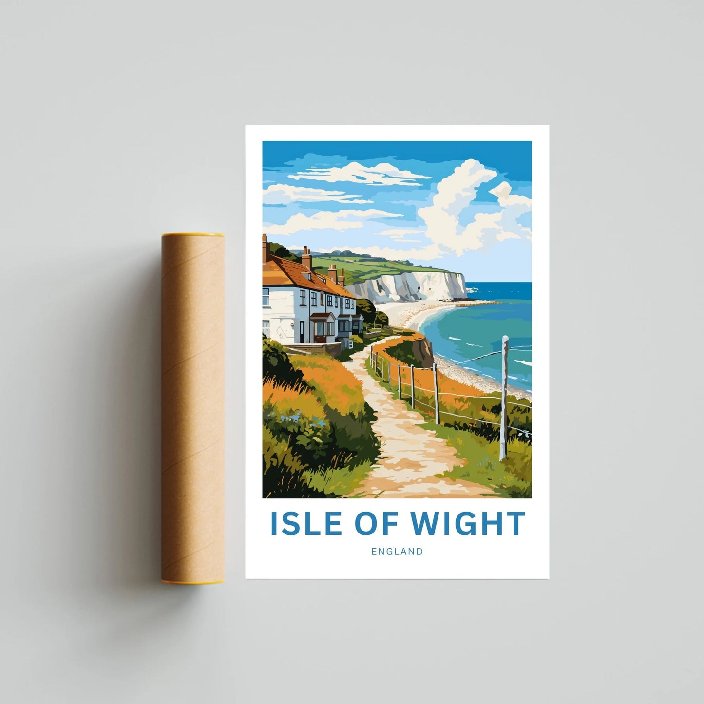 Isle of Wight Travel Poster – Travel Treasure Co