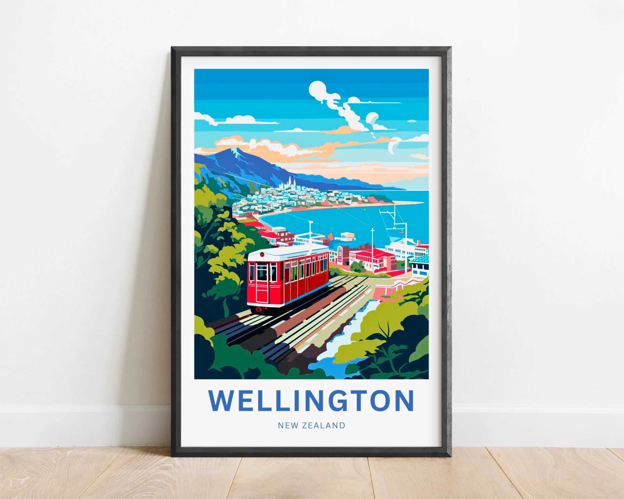 Wellington Travel Poster – Travel Treasure Co