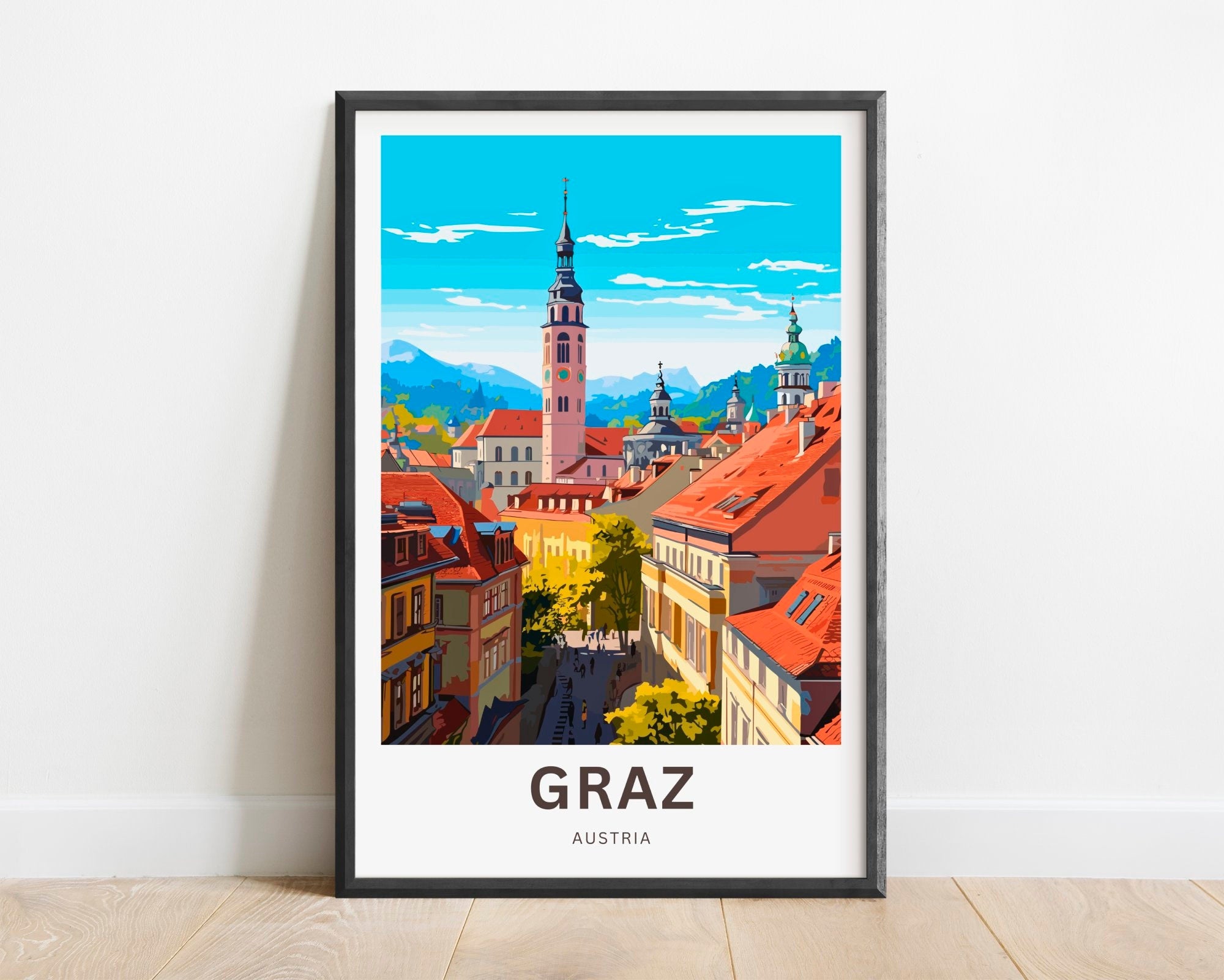Graz Travel Poster – Travel Treasure Co