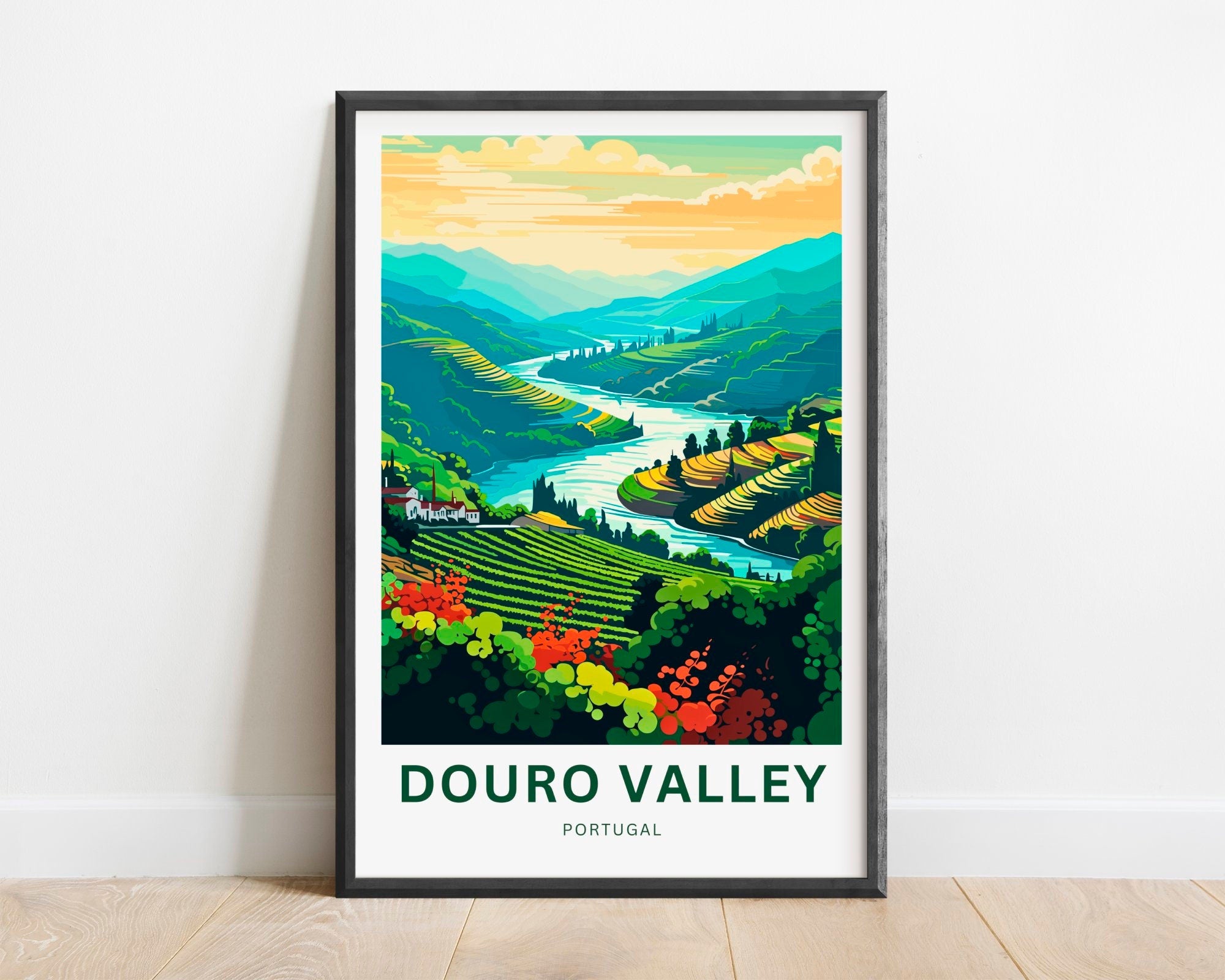 Douro Valley Travel Poster – Travel Treasure Co
