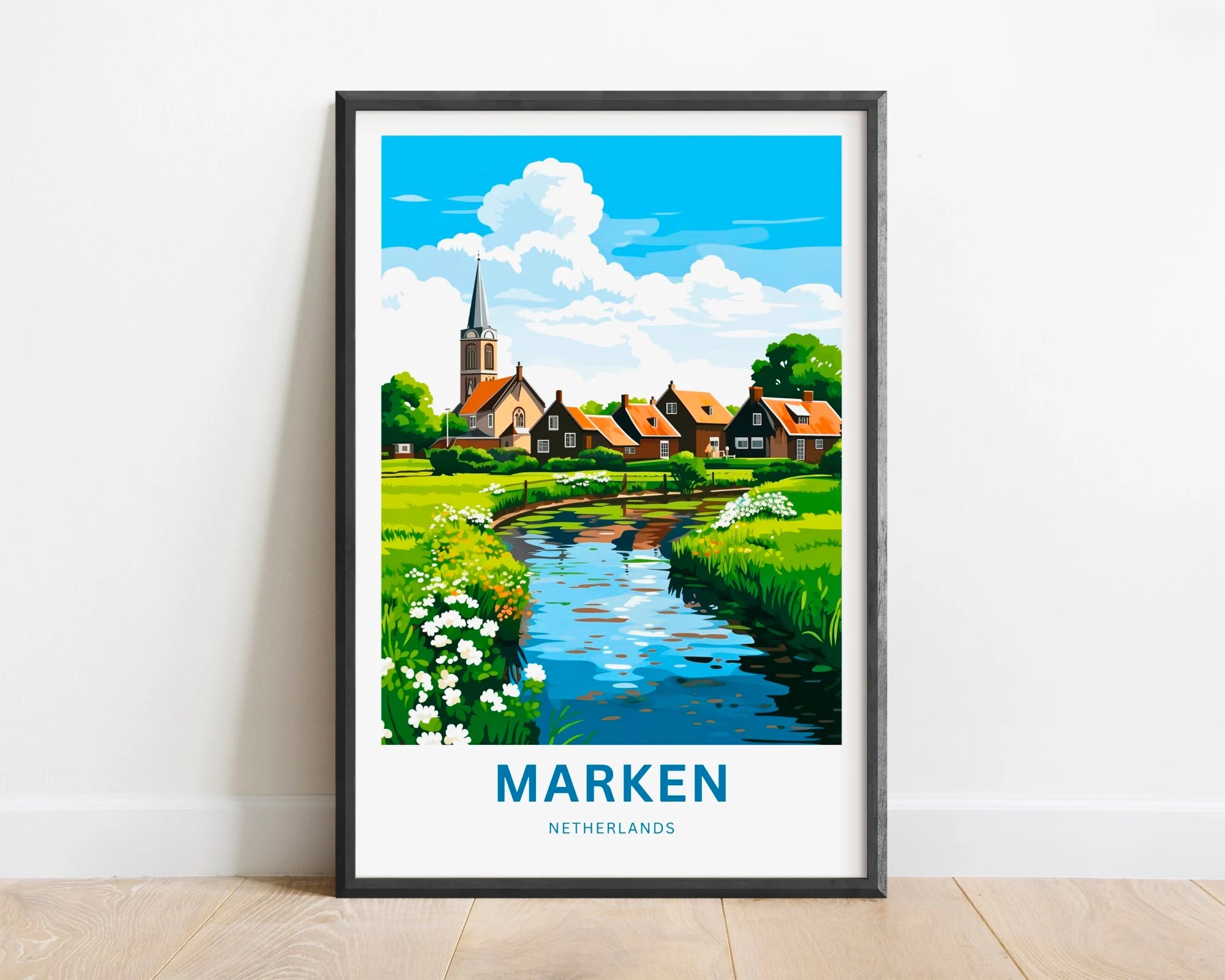 Marken Travel Poster – Travel Treasure Co