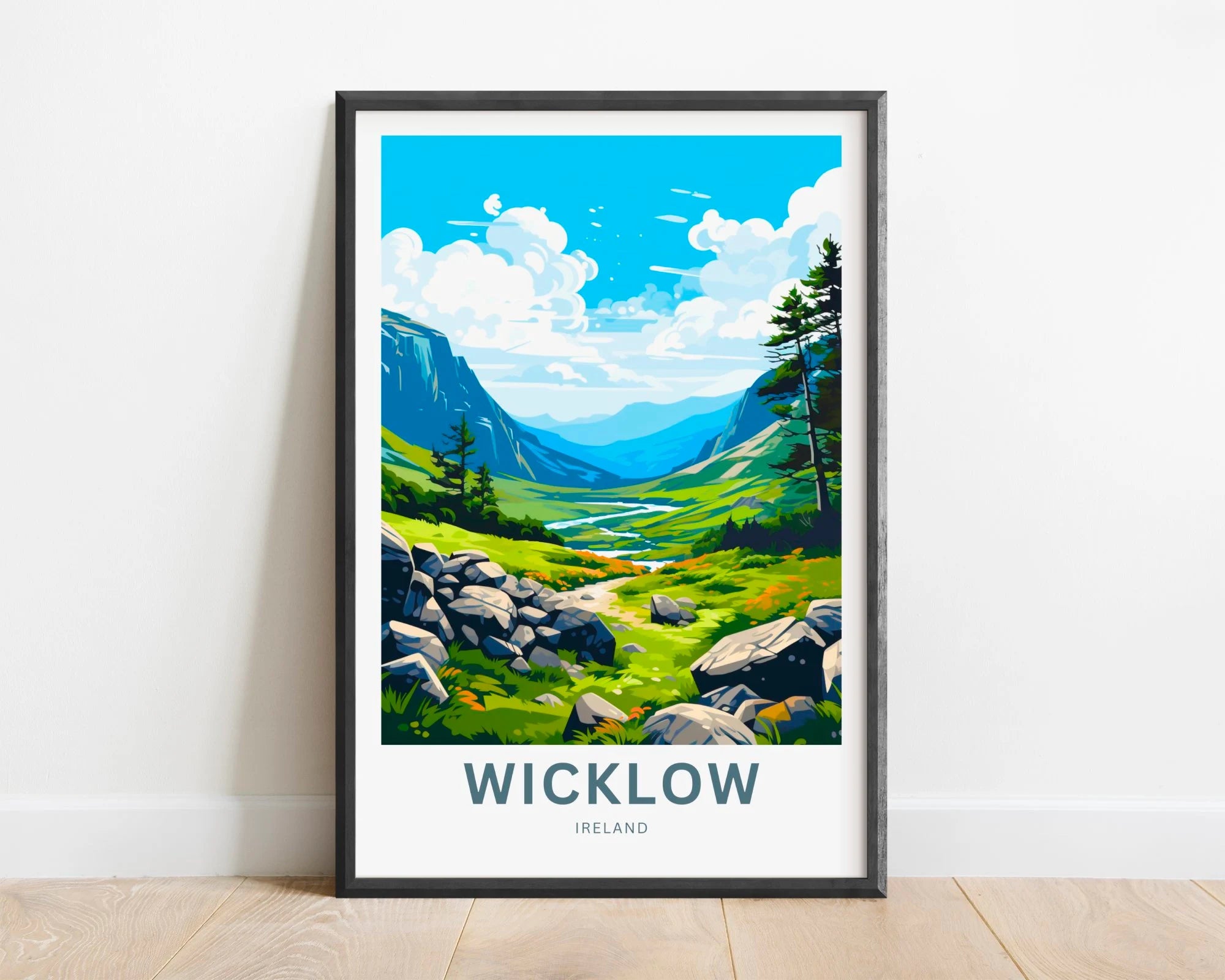 Wicklow Travel Poster – Travel Treasure Co