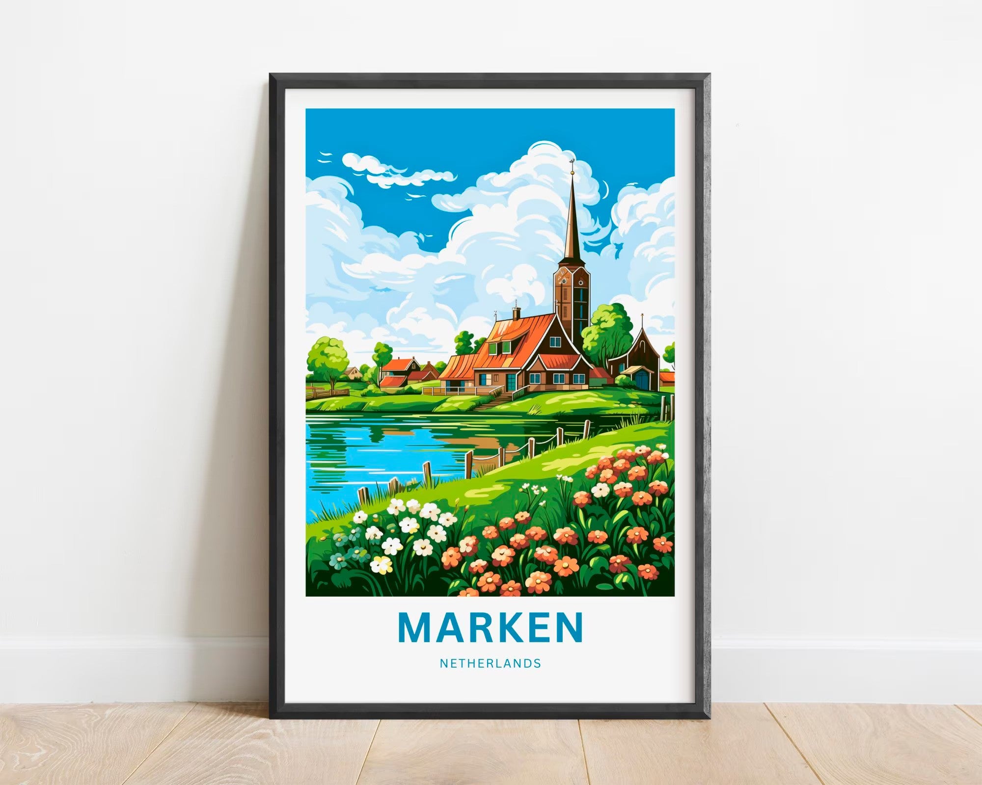 Marken Travel Poster – Travel Treasure Co